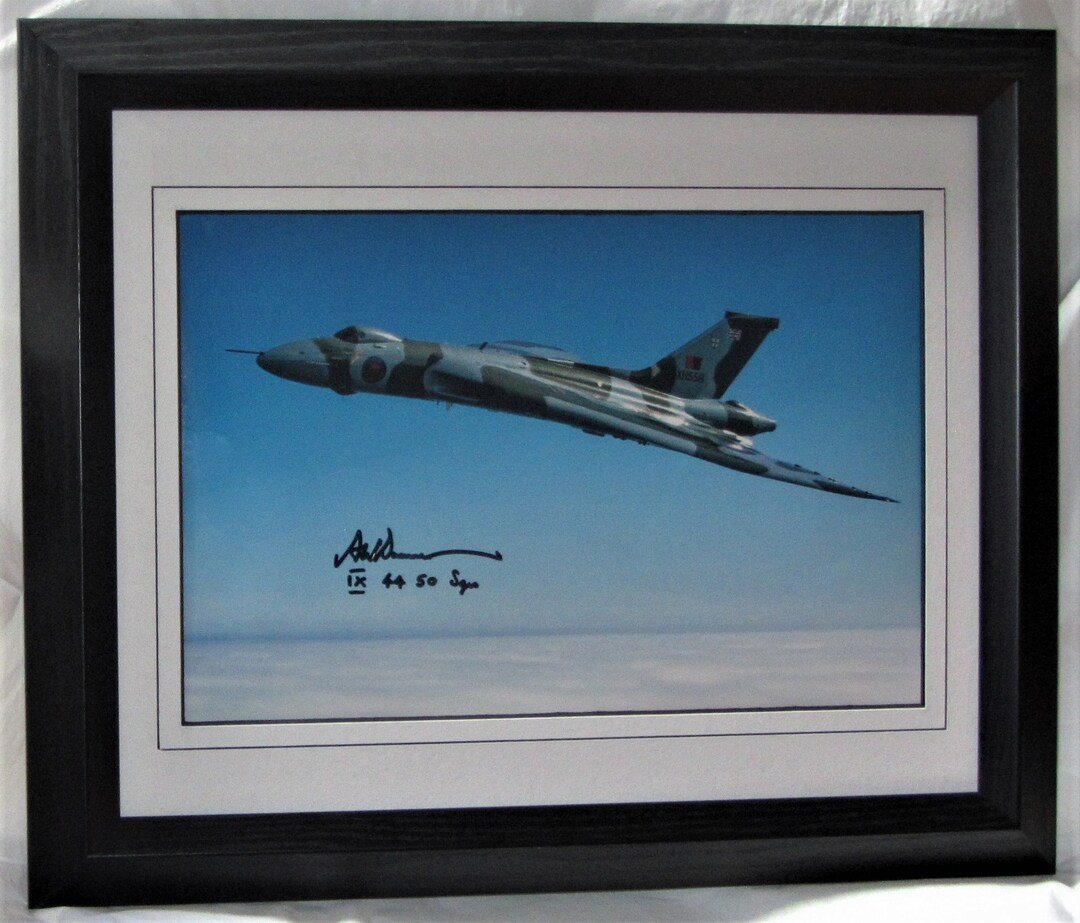 Adrian Sumner RAF 44 & 50 Squadron Vulcan Bomber Pilot Signed Matted ...