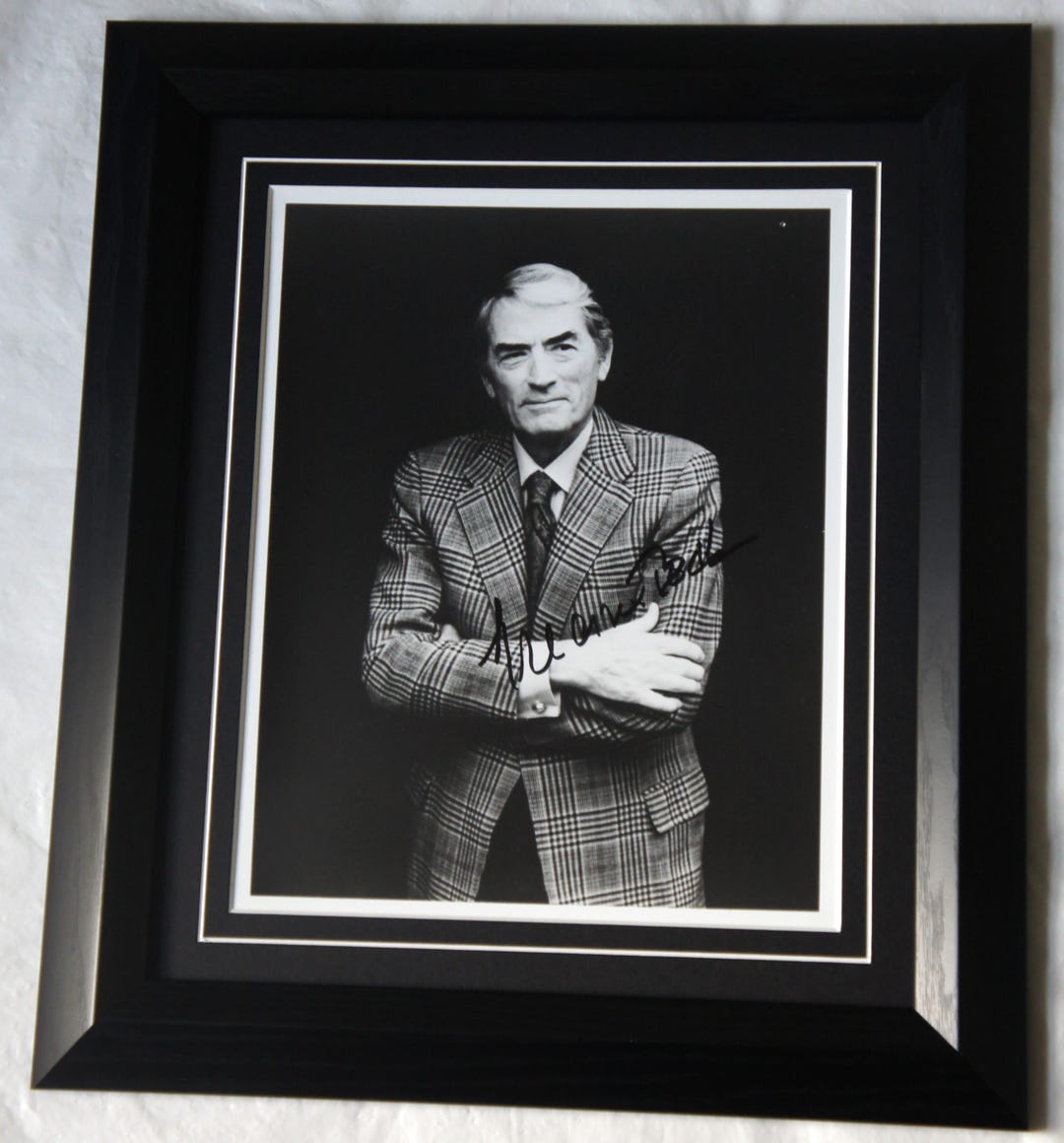 GREGORY PECK Signed Actor Authentic Guaranteed Registered Dealer . Not ...