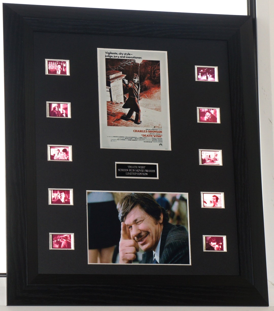 DEATH WISH Charles Bronson Film Cell Mount Old Rare Screen Run Classic ...