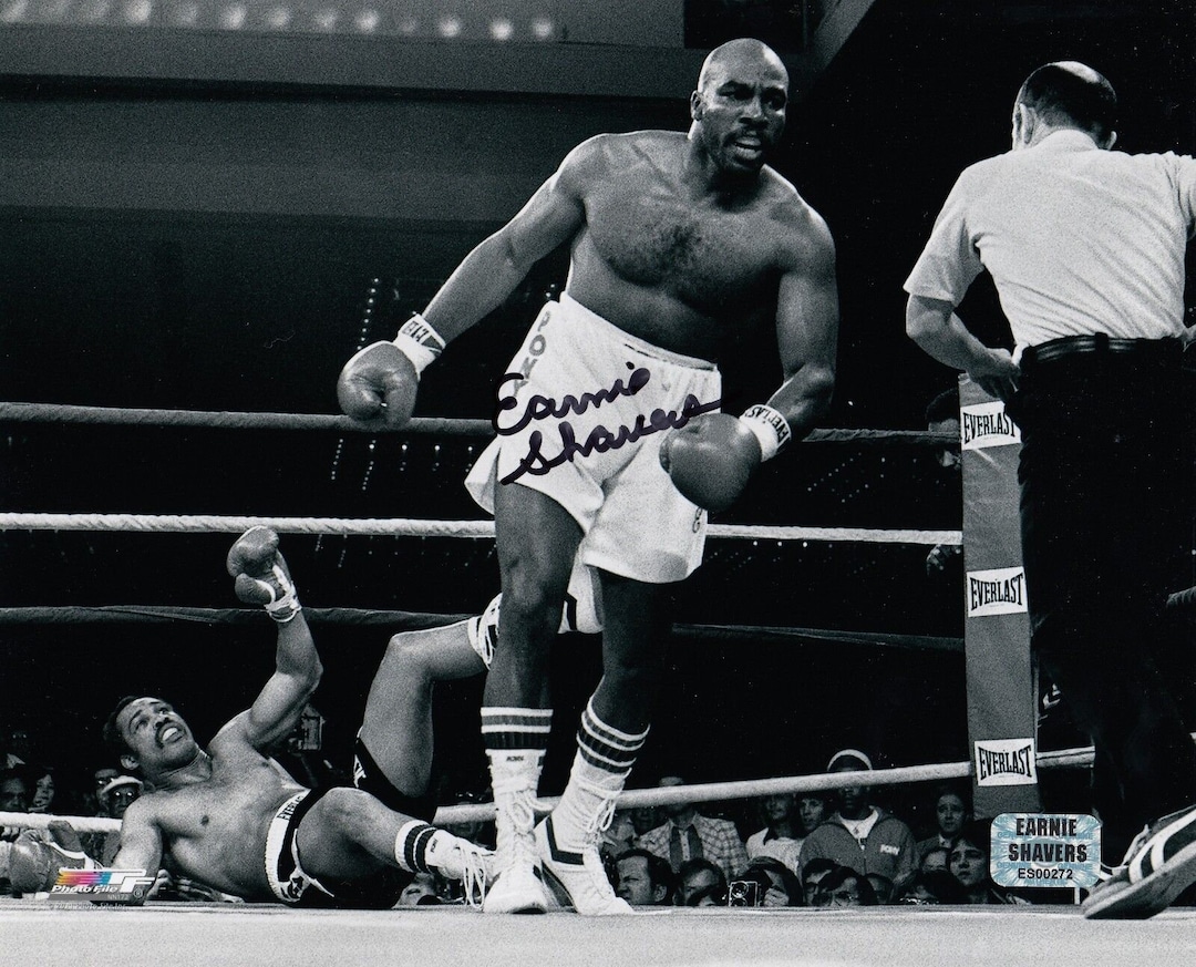 EARNIE SHAVERS Signed Authentic Signed 10 X 8 Photo Registered Dealer ...