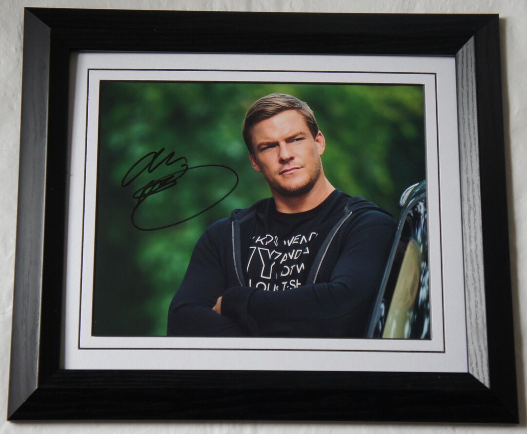 ALAN RITCHSON Signed Actor Jack Reacher Signed Matted and Framed ...