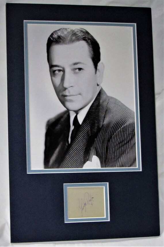 Signature George Raft