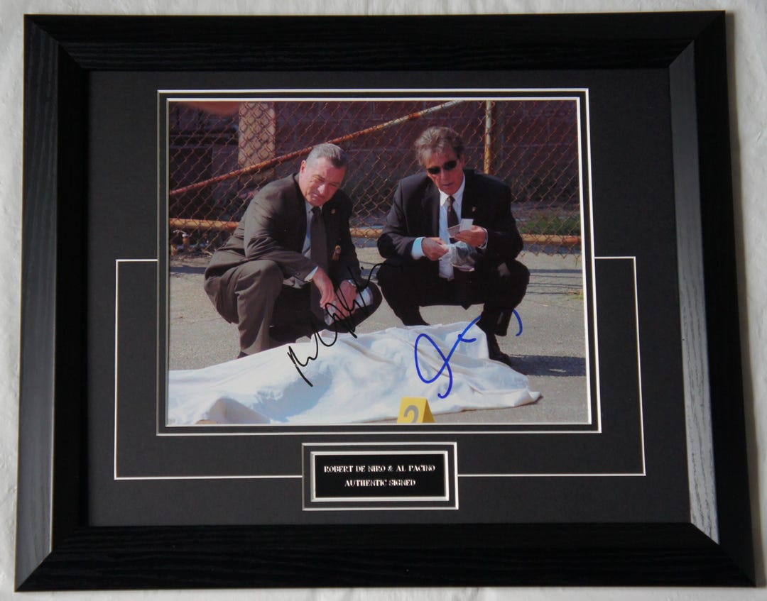 Al Pacino Signed Robert De Niro Signed 8x10 Picture Authentic ...