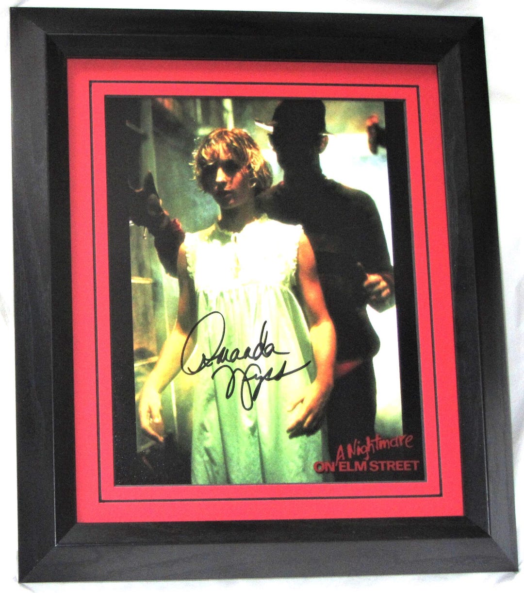 AMANDA WYSS Signed Nightmare on Elm Street Hand Matted and Framed. A ...