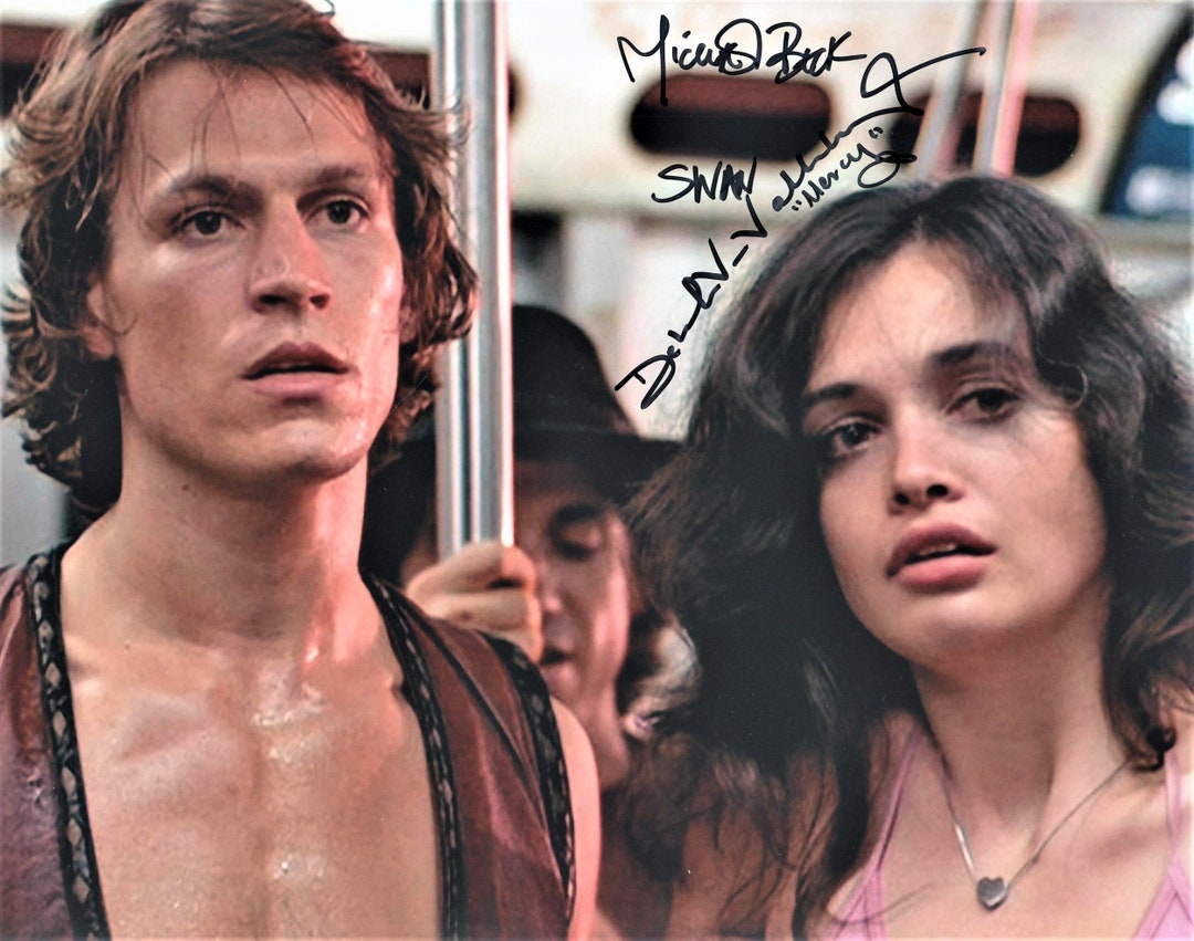 Michael Beck Signed Deborah Van Valkenburgh THE WARRIORS Authentic Signed 14 X 11 Photo. Not a ...