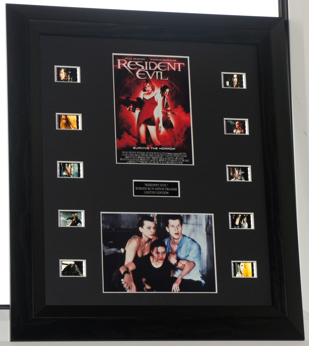 RESIDENT EVIL Milla Jovovich Film Cell Mount Old Rare Screen Run Movie ...