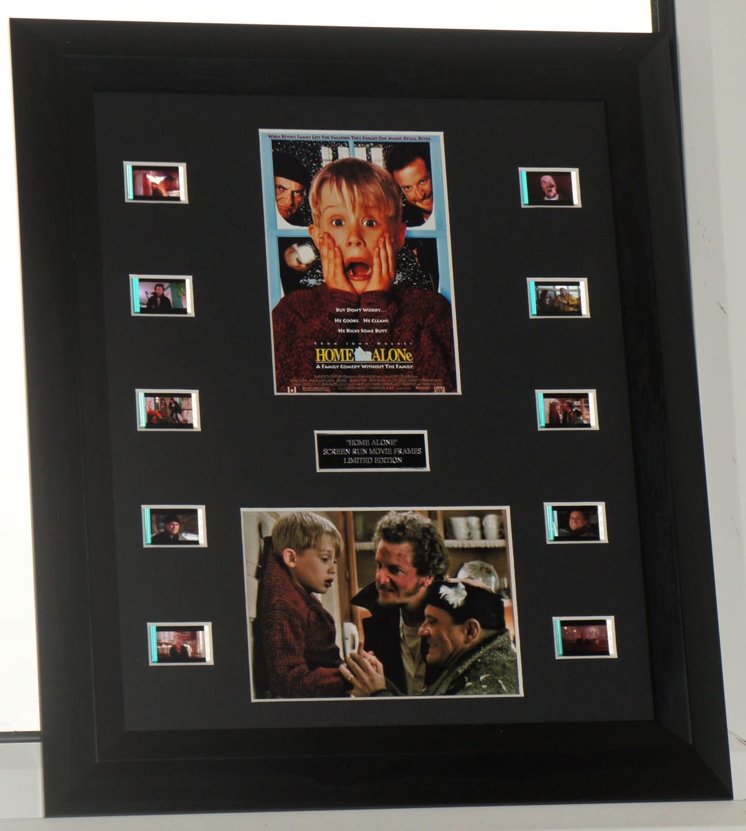 HOME ALONE Film Cell Mount Rare Screen Run Used Screen Run Movie Cells ...