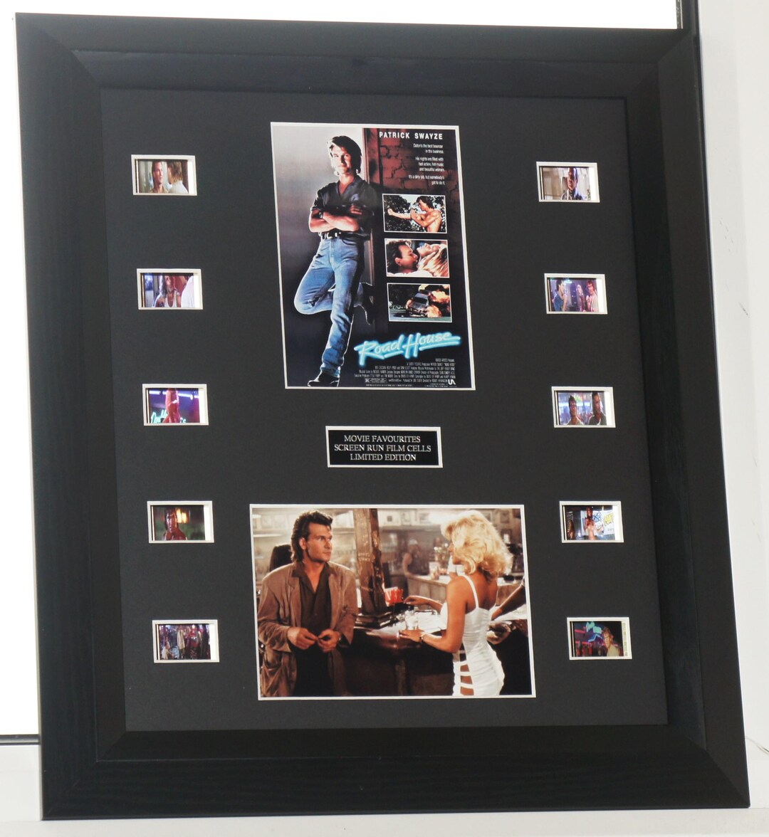 Road House Patrick Swayze Sam Elliott Film Cell Mount Old Rare Screen ...