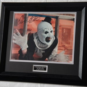 David Howard Thornton Signed Art the Clown Terrifier I and 2 Matted and ...