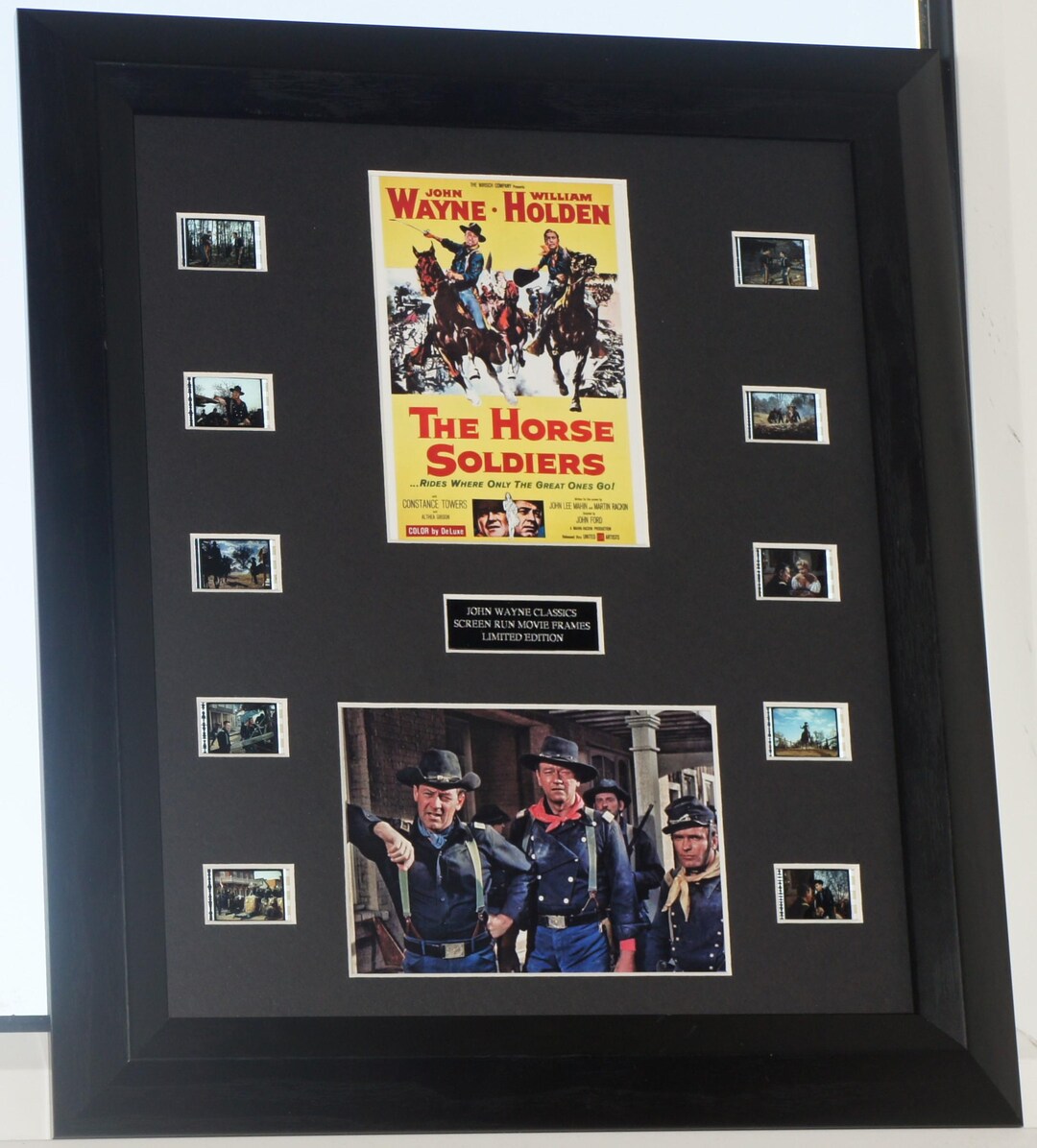 The Horse Soldiers John Wayne William Holden 1959 Film Cell Mount Rare ...