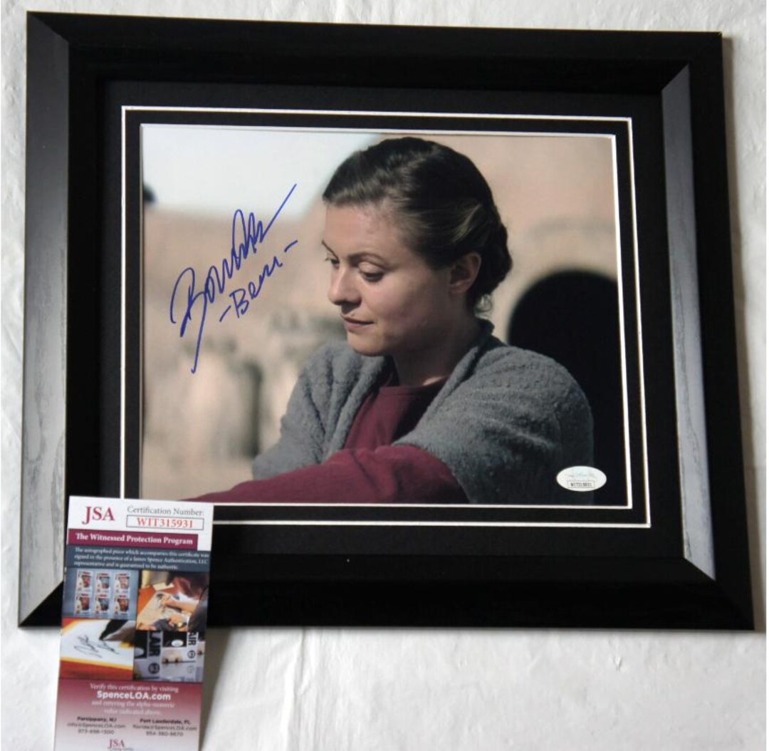 BONNIE PIESSE Signed Beru Obe-wan Kenobi Mounted and Framed Registered ...