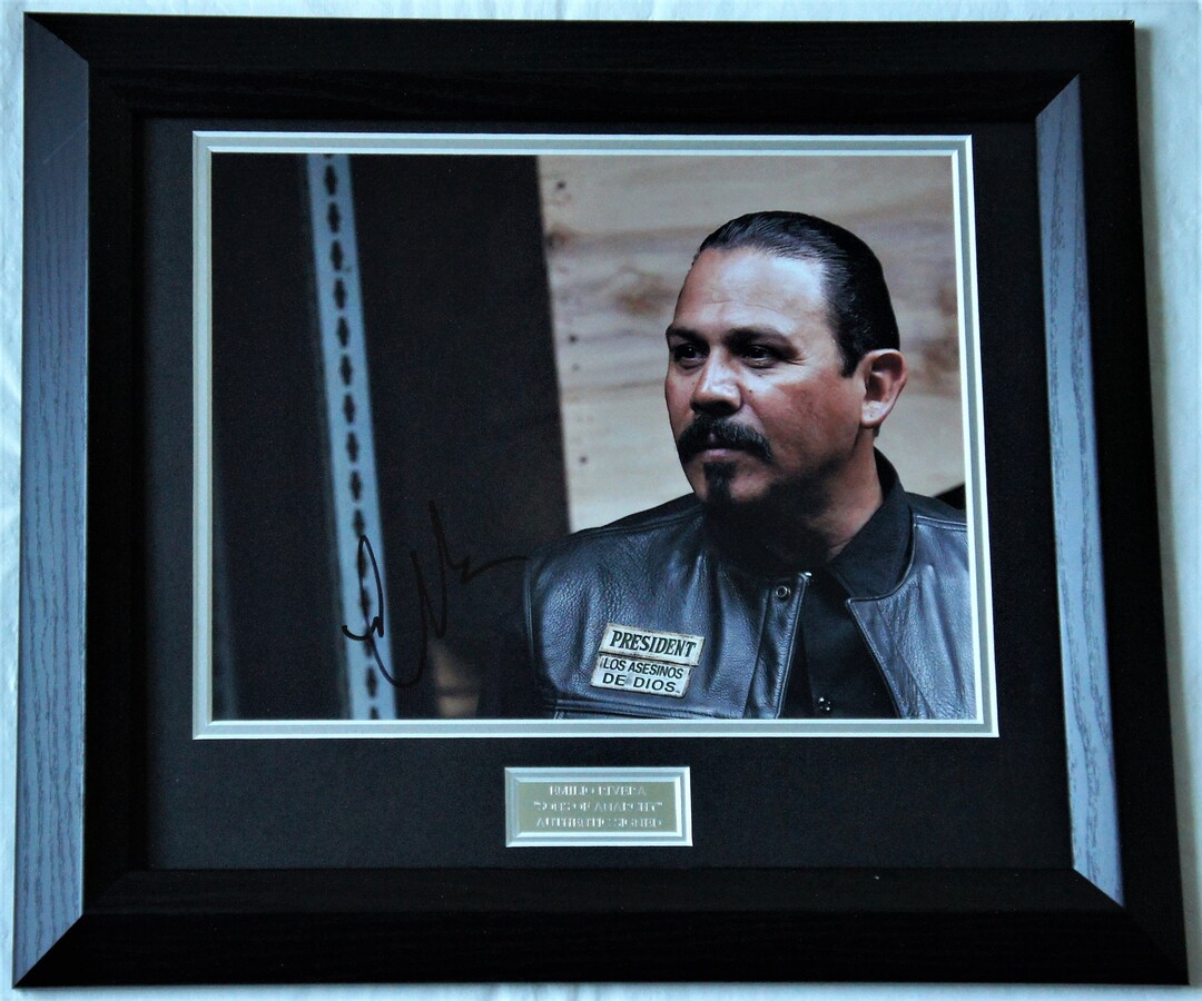 Emilio Rivera Signed 'alvarez' Sons of Anarchy / Mayans Authentic ...