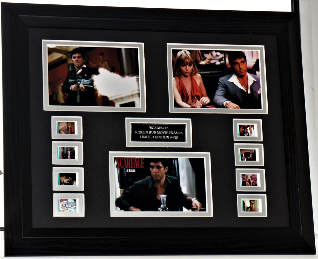 SCARFACE Stock Mounted Film Cells Framed 4/10 - Etsy