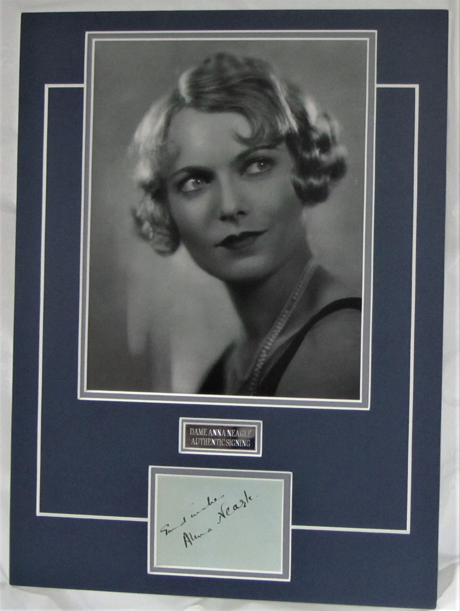 Art & Collectibles Anna Neagle victoria the great signed genuine ...