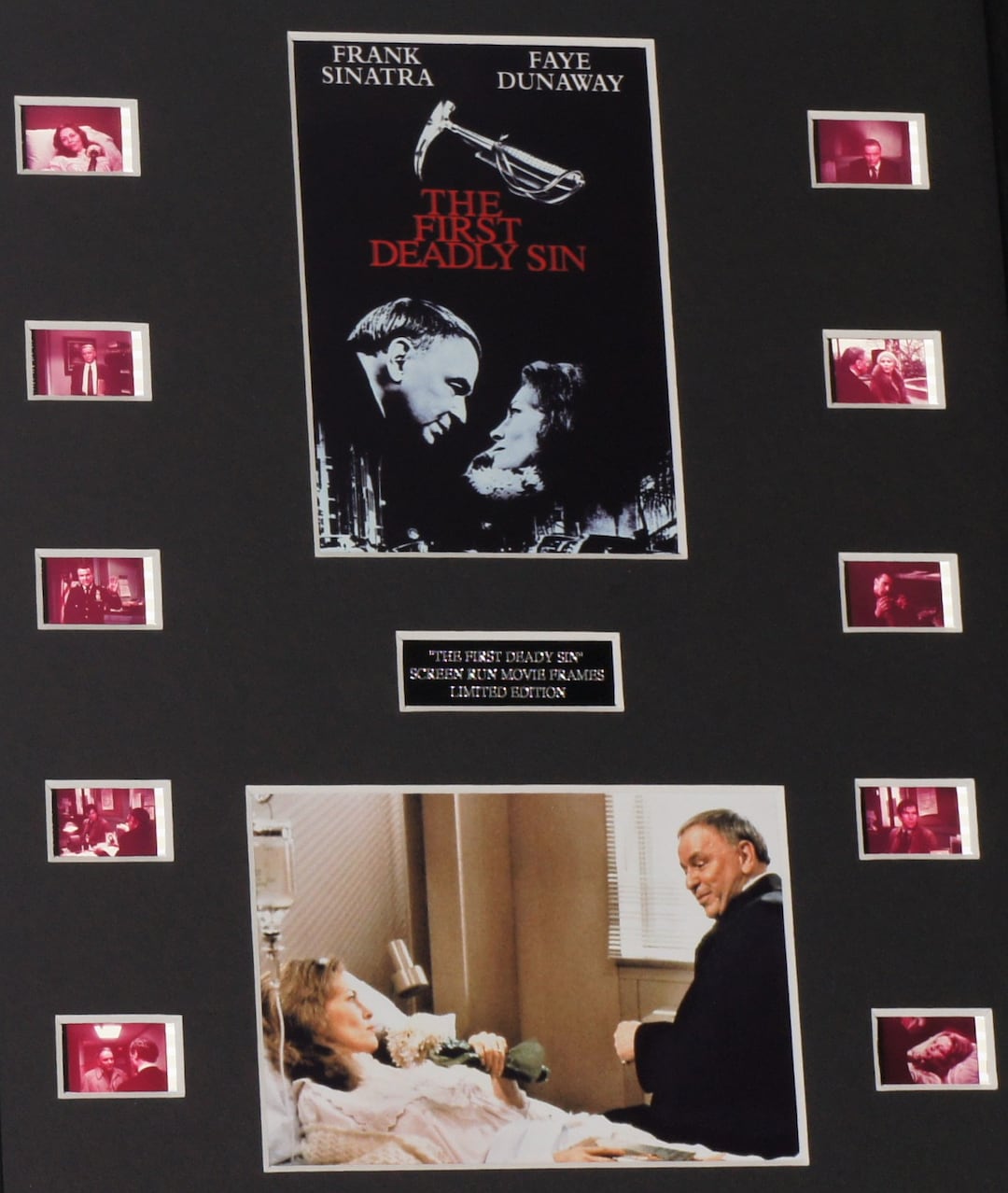 The First Deadly Sin Frank Sinatra Film Cell Mount Rare Classic Screen ...