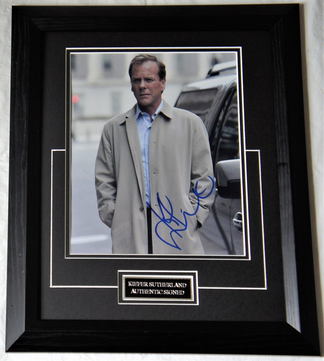 KIEFER SUTHERLAND Signed '24' 100 % Authentic Framed Registered Dealer ...