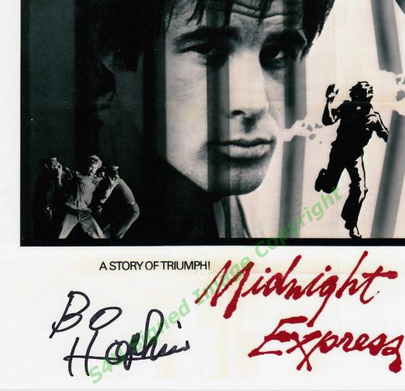 BO HOPKINS Signed Midnight Express Signed Authentic Guaranteed ...