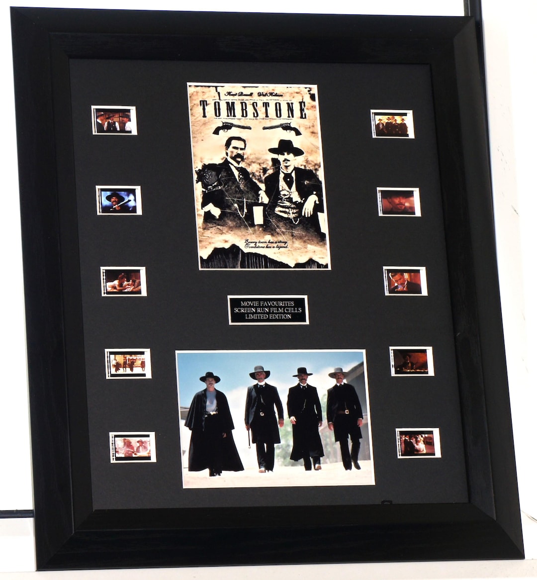 Tombstone Framed Film Cell Mount Old Western Rare Screen Run Movie ...