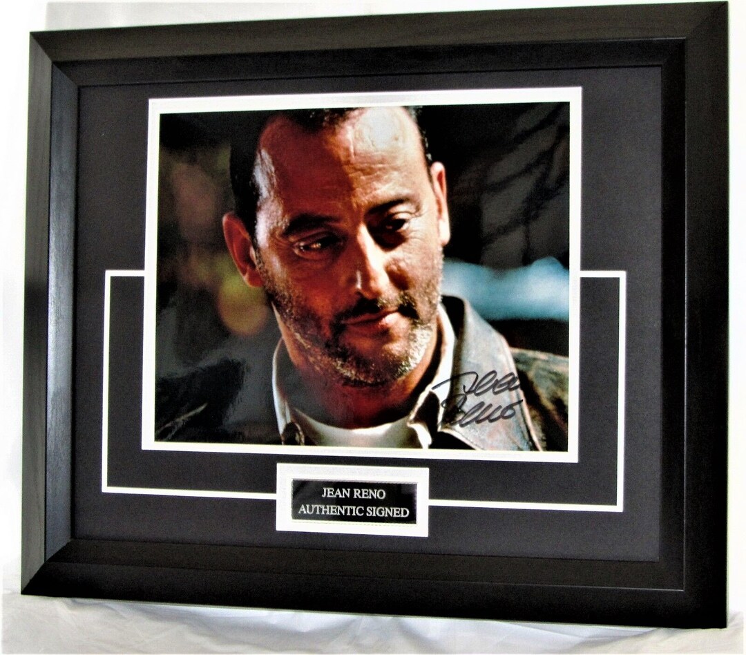 JEAN RENO Signed Léon: the Professional Actor 1994 Framed Authentic 10 ...