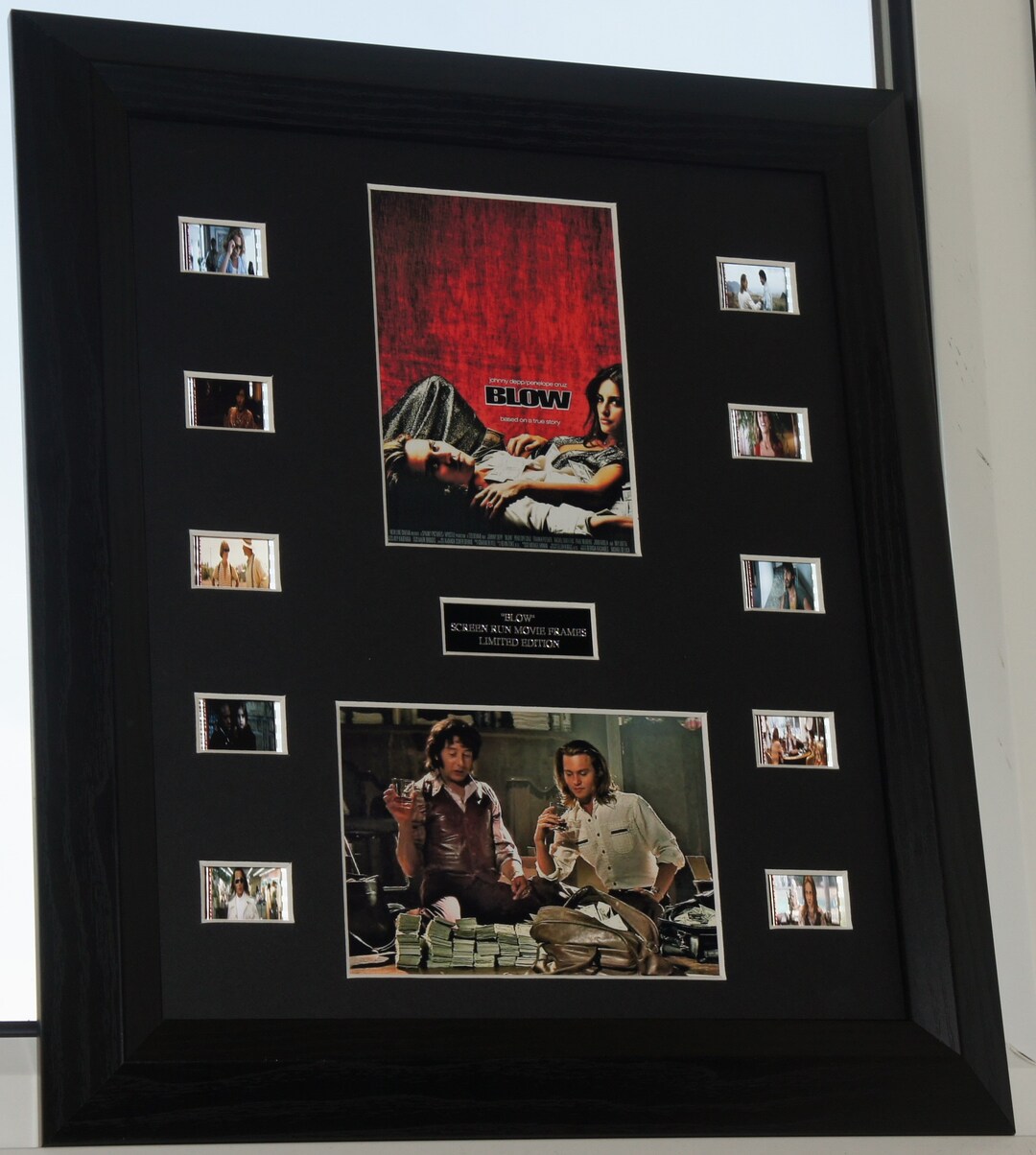 BLOW Johnny Depp Penelope Cruz Ray Liotta Film Cell Mount Old VERY Rare ...
