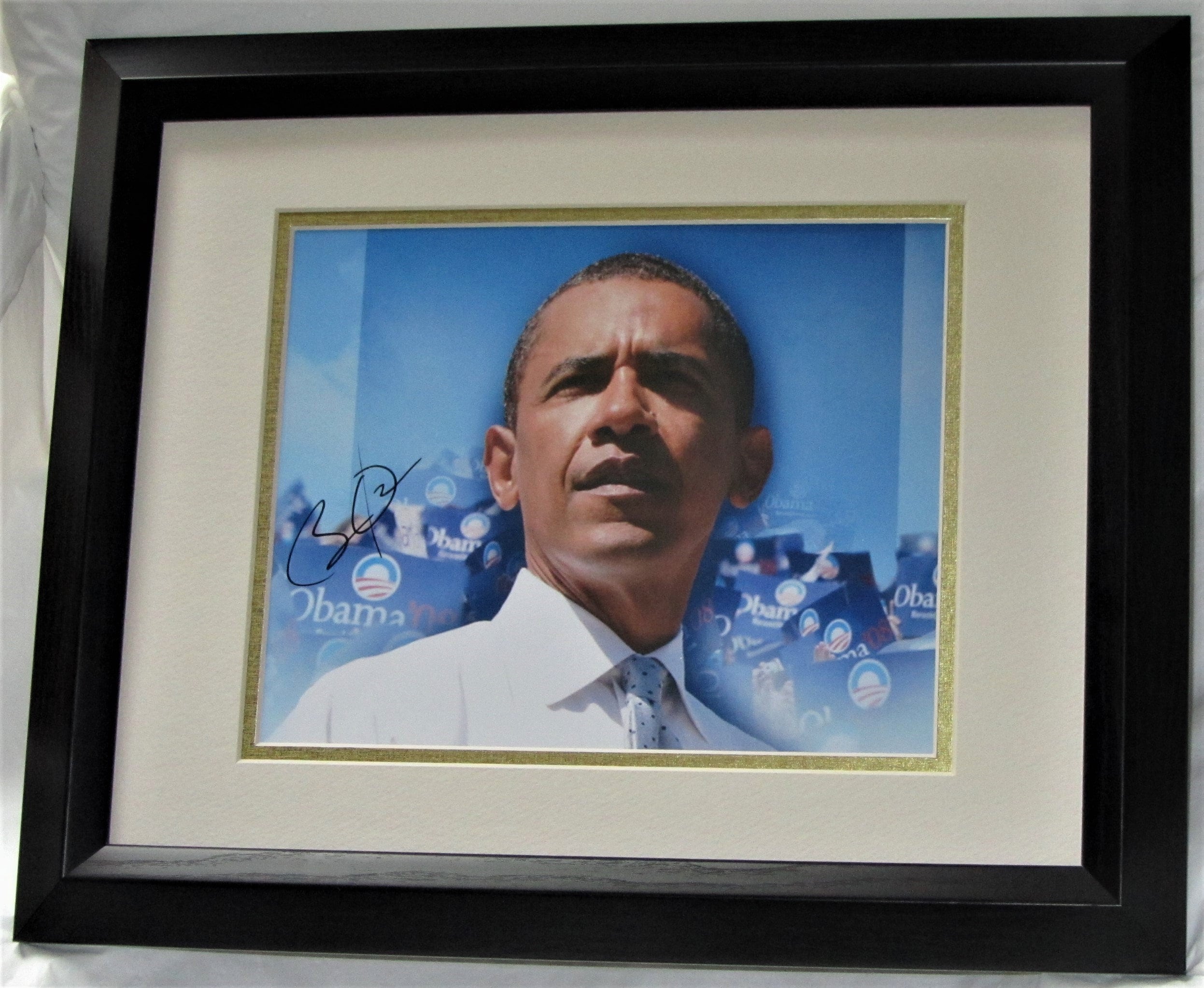 BARACK OBAMA Signed US President Framed Authentic 10 X 8 Photo - Etsy UK
