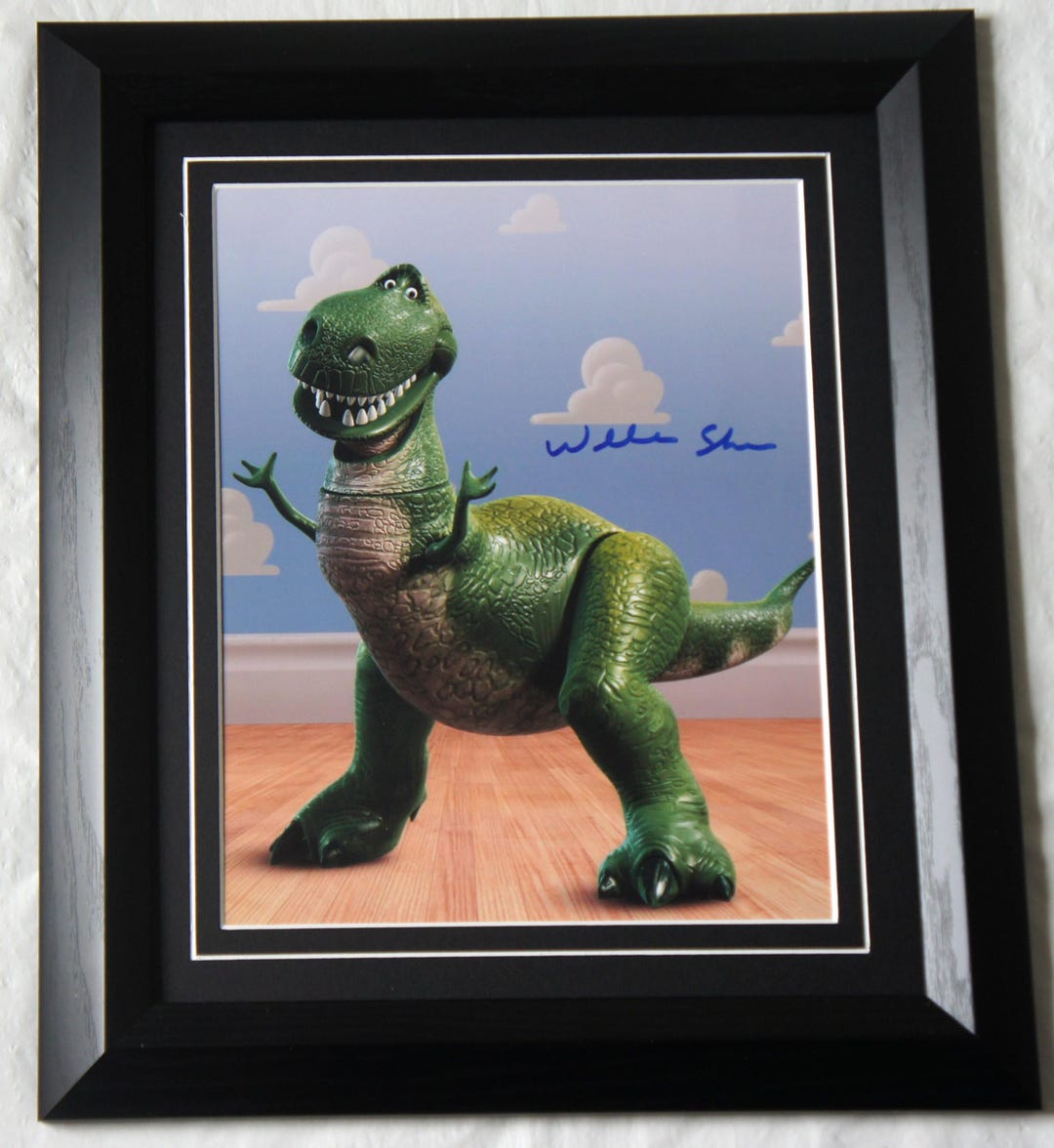 Wallace Shawn Signed Toy Story REX Authentic Signed Film Cell Mount ...