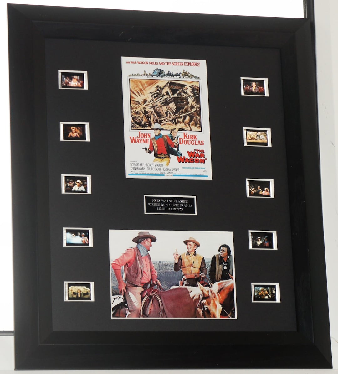 The War Wagon John Wayne Kirk Douglas Film Cell Mount Old Rare Screen ...