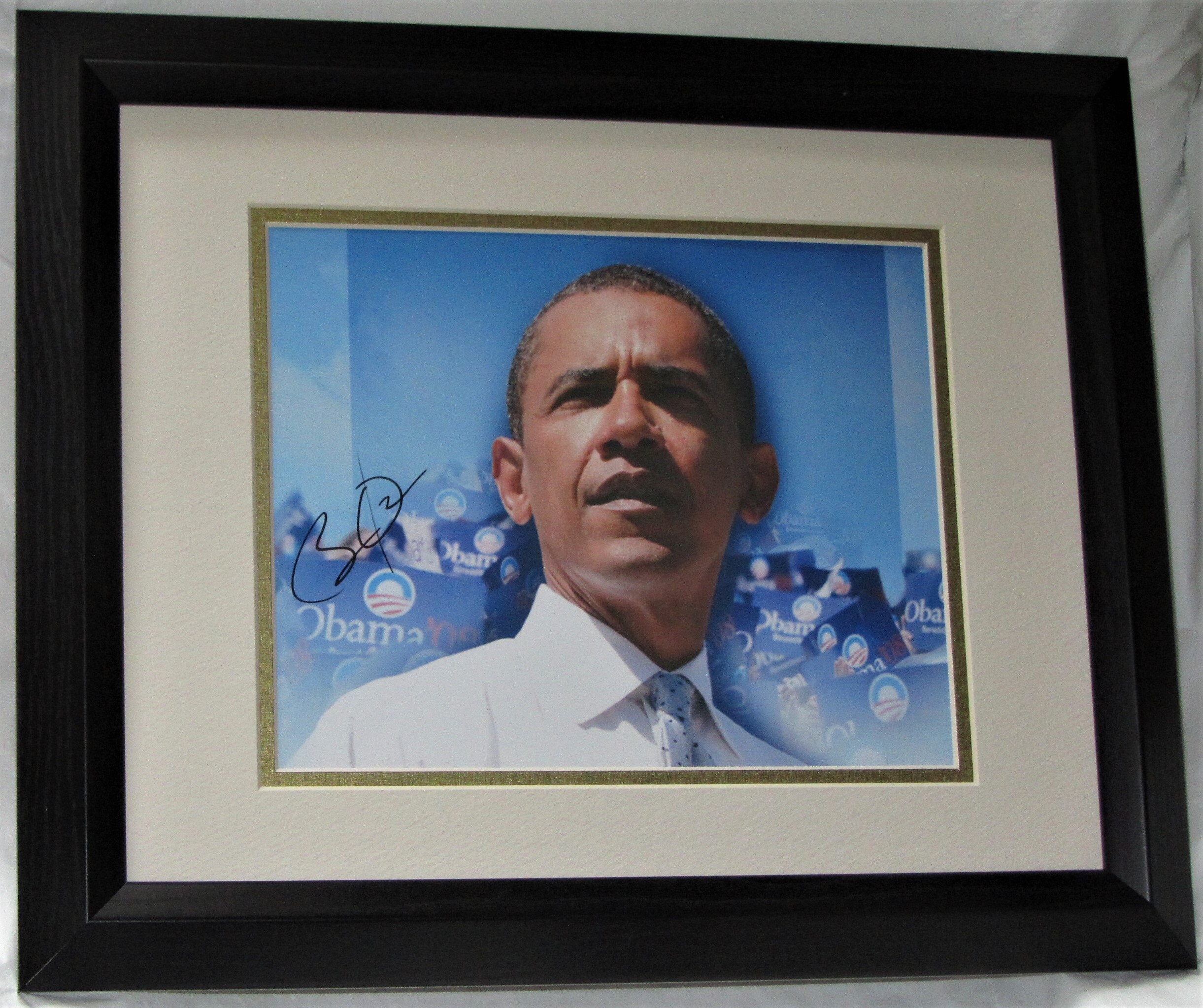 BARACK OBAMA Signed US President Framed Authentic 10 X 8 Photo - Etsy UK
