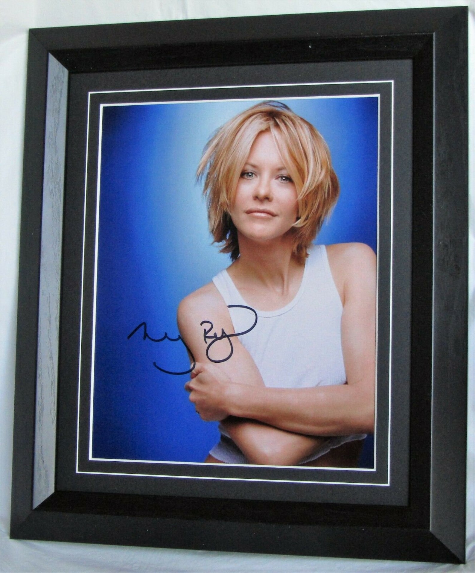 MEG RYAN Signed Autograph 100 % Authentic. Framed Registered Dealer ...