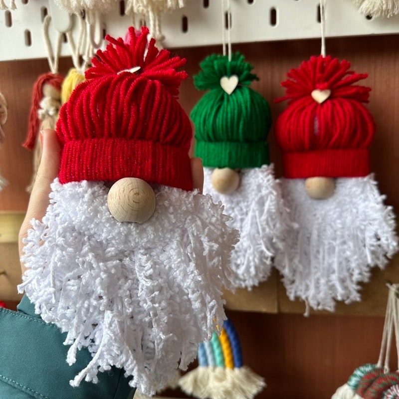 Macrame Santa - Etsy