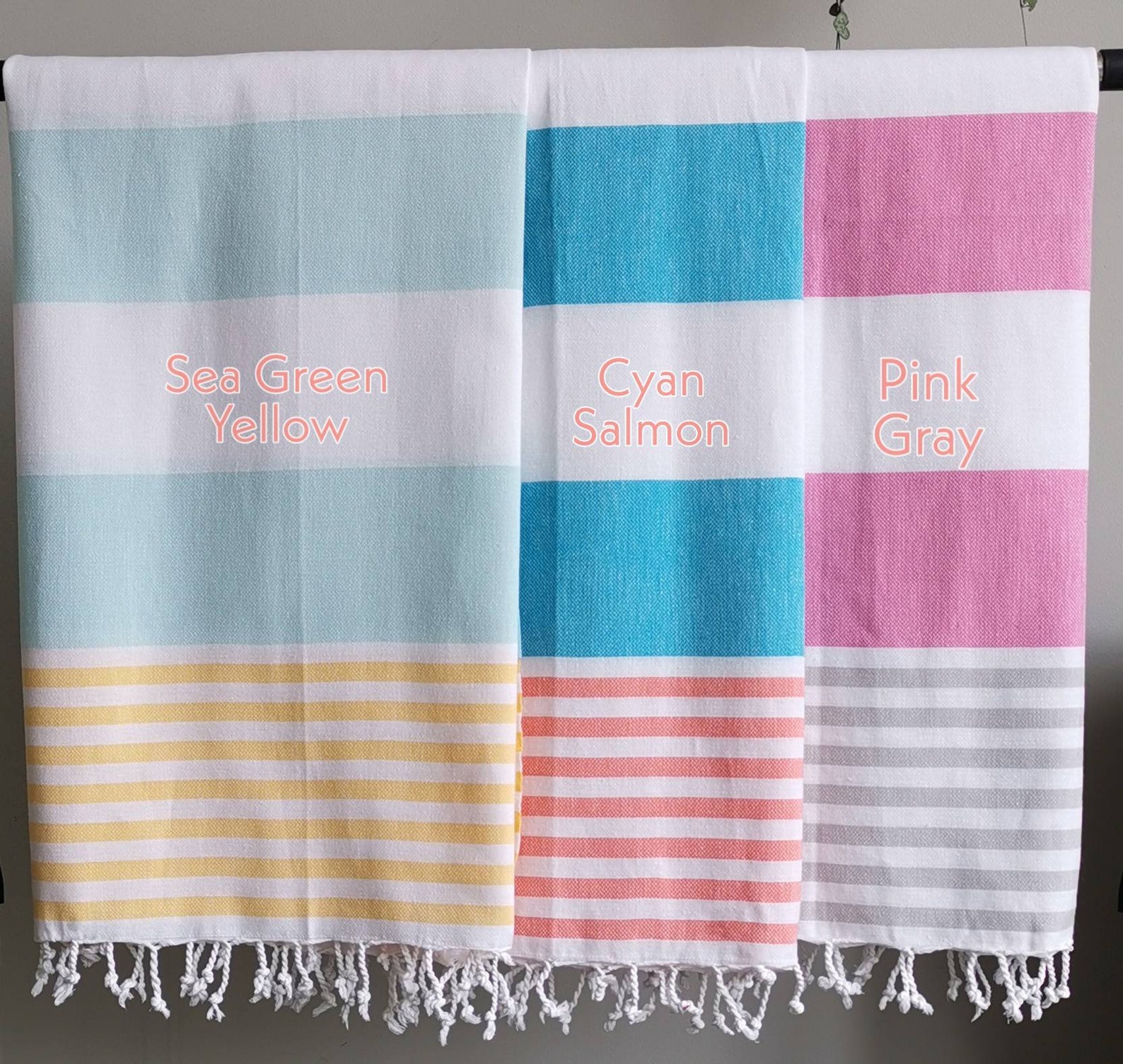 TURKISH BEACH TOWEL Cotton Beach Towel,eco Friendly, Cotton Turkish ...