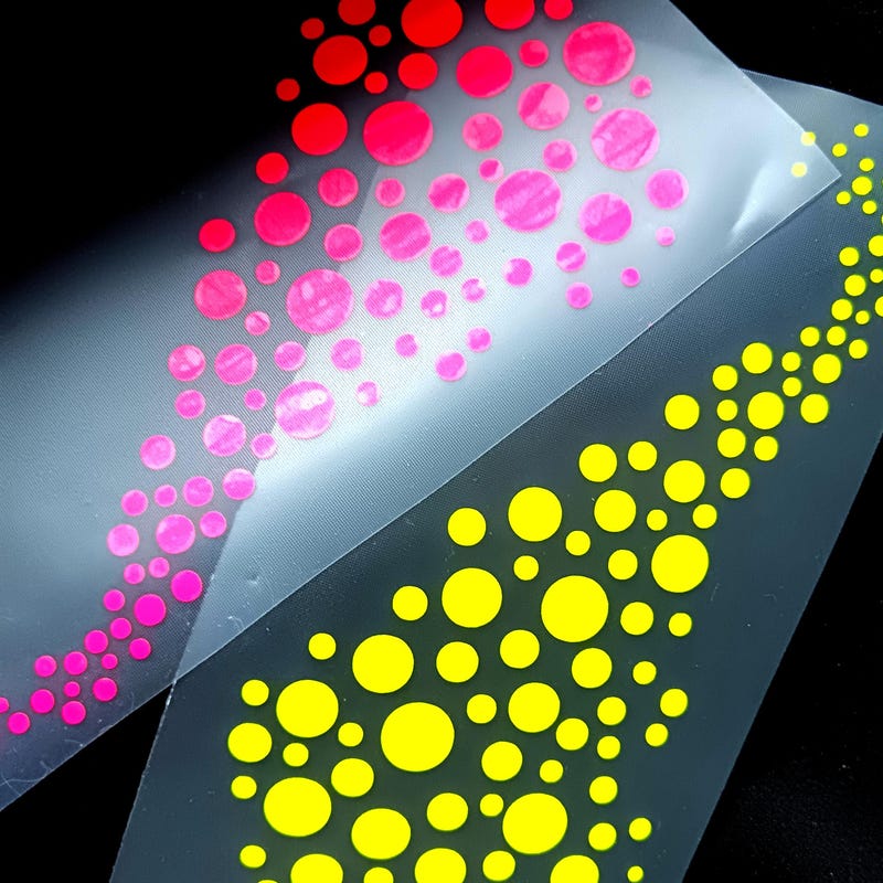 Fluorescent Star Stickers - Etsy