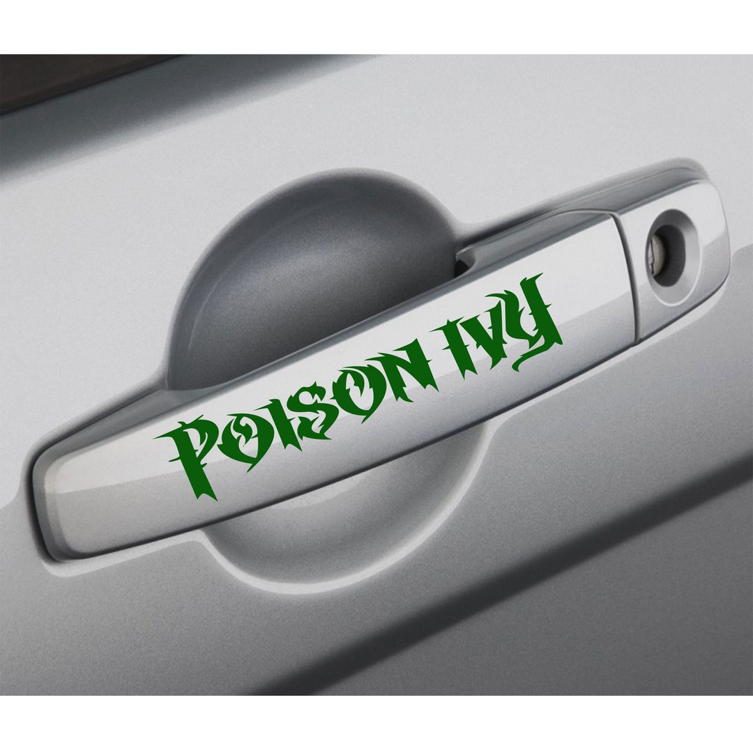 Set of Two Poison Ivy Decals, Decorative Stickers - Etsy