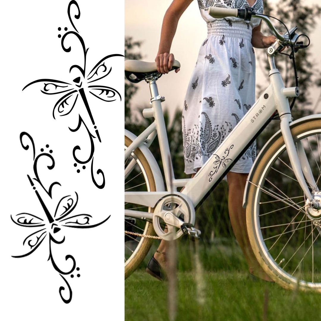 Fun Decorative Stickers for Bicycle, Bike Dragonfly Decals - Etsy