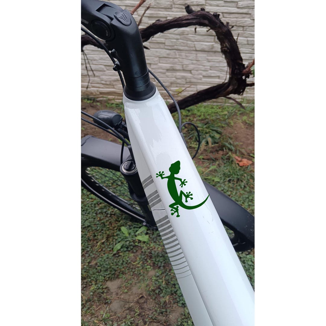 Set of 2 Reflective Gecko Decals, Helmet, Bicycle, Car, Glow in the ...