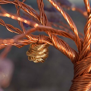 Amethyst Bee Hive Wire Tree Sculpture Wire Trees Wire Wire | Etsy