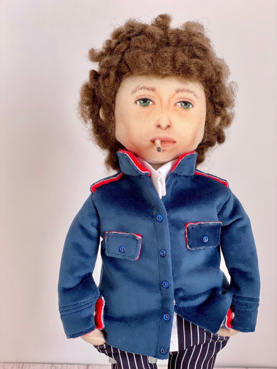 Figure Bob Dylan Icon Cloth Doll, Bob Dylan Doll With Cigarette ...