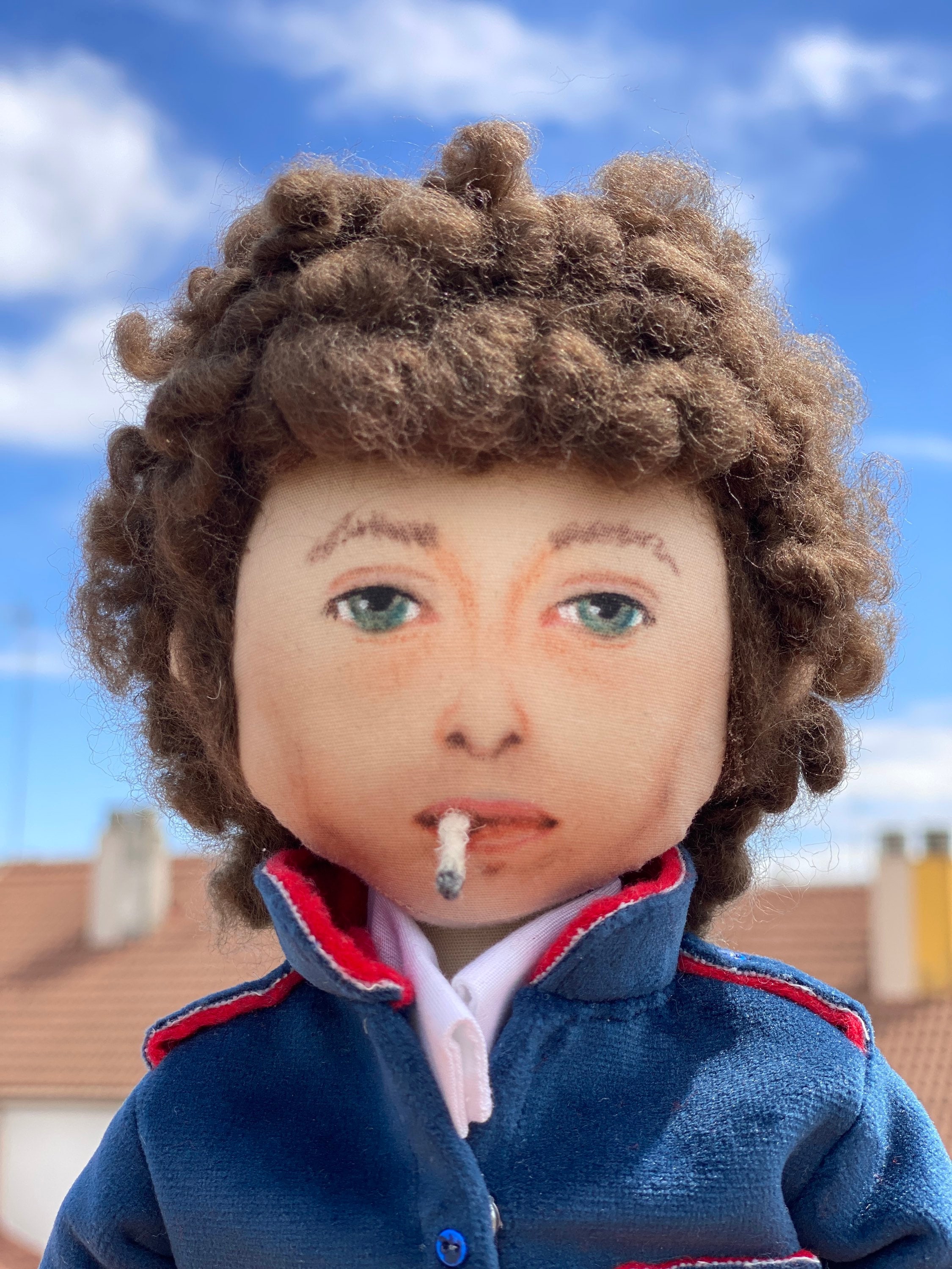 Figure Bob Dylan Icon Cloth Doll Bob Dylan Doll With - Etsy UK