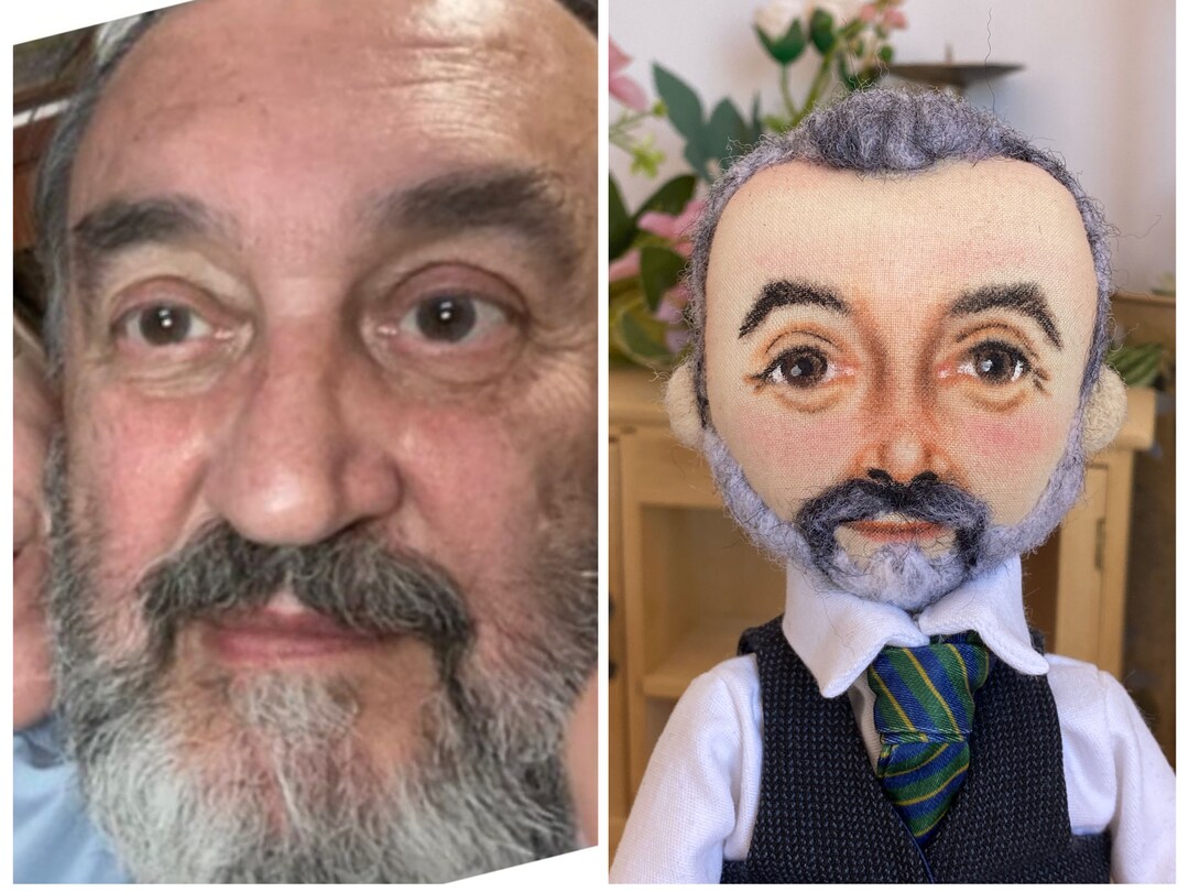 Portrait Doll With Hand Painted Face, Look Alike Me Doll, Replica Mini ...