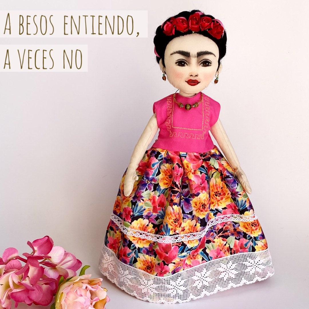 Art Doll Frida Kahlo sold Out ONLY COMMISSIONS, Frida Kahlo Doll, Frida ...