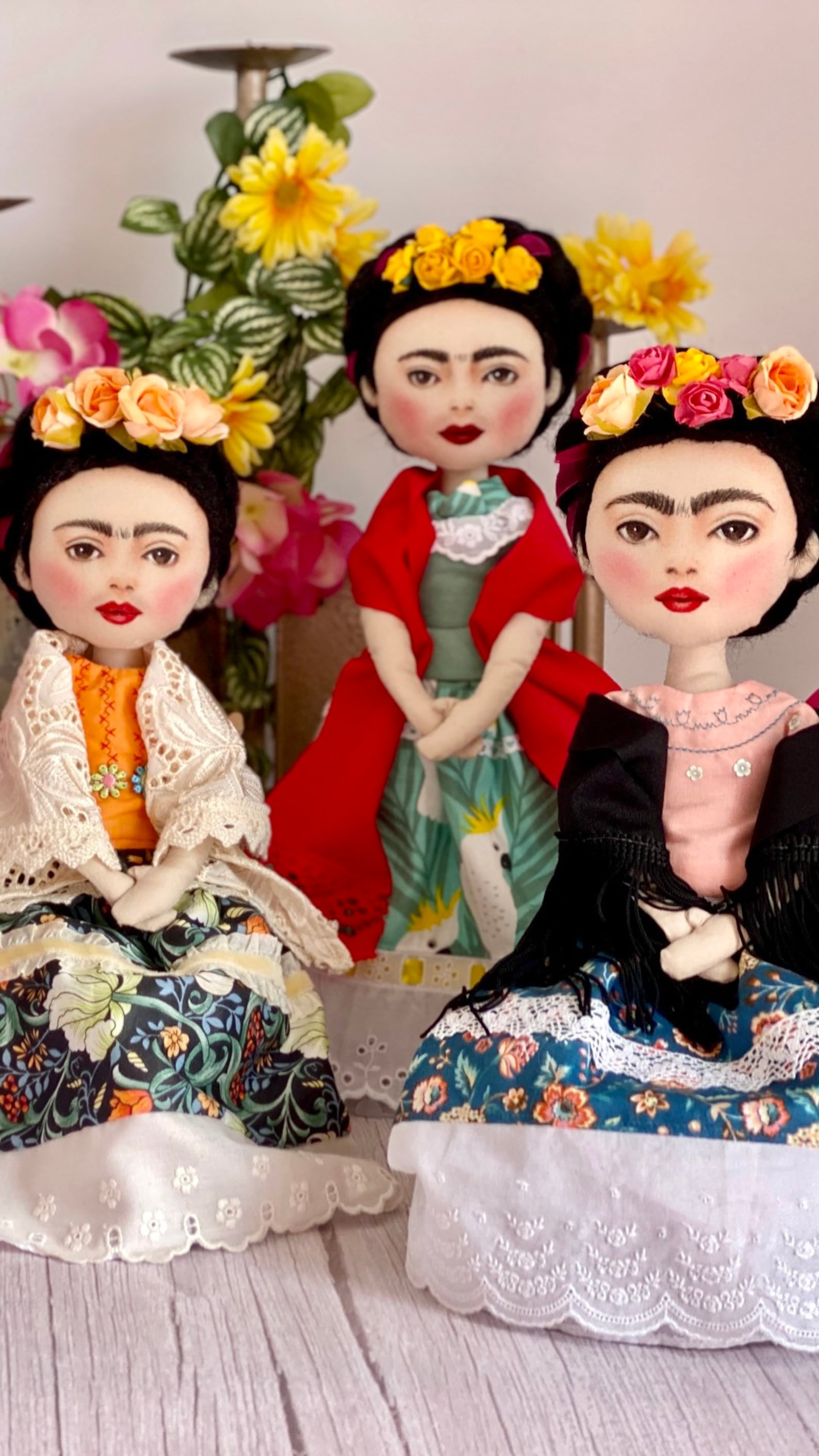 Art Doll Frida Kahlo sold Out ONLY COMMISSIONS, Frida Kahlo Doll, Frida ...