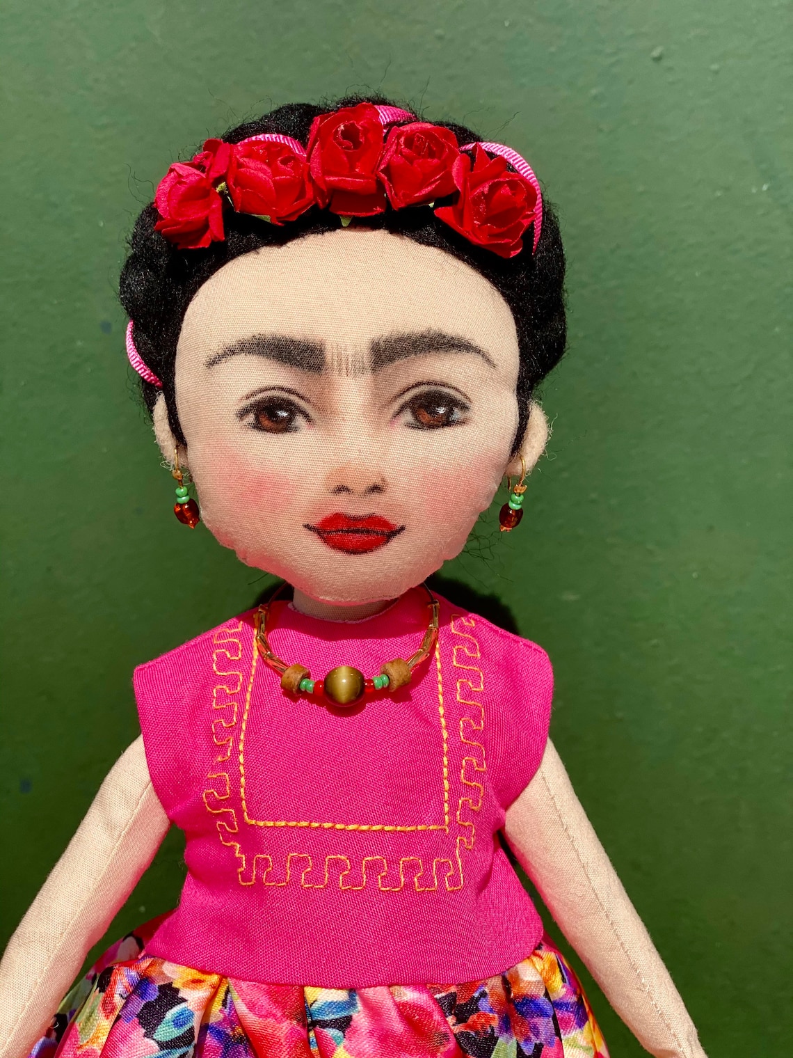 Art Doll Frida Kahlo sold Out ONLY COMMISSIONS, Frida Kahlo Doll, Frida ...