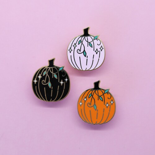 Candy Pumpkin Enamel Pin Pumpkin Pin Pastel Pin Enamel Pin - Etsy