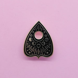 Moon Phase Planchette Enamel Pin - Etsy