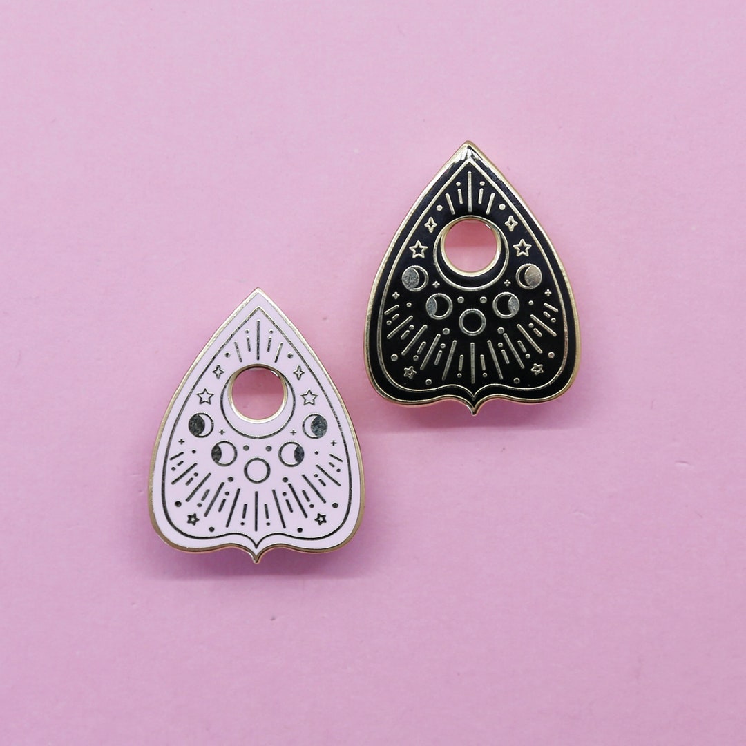 Moon Phase Planchette Enamel Pin - Etsy