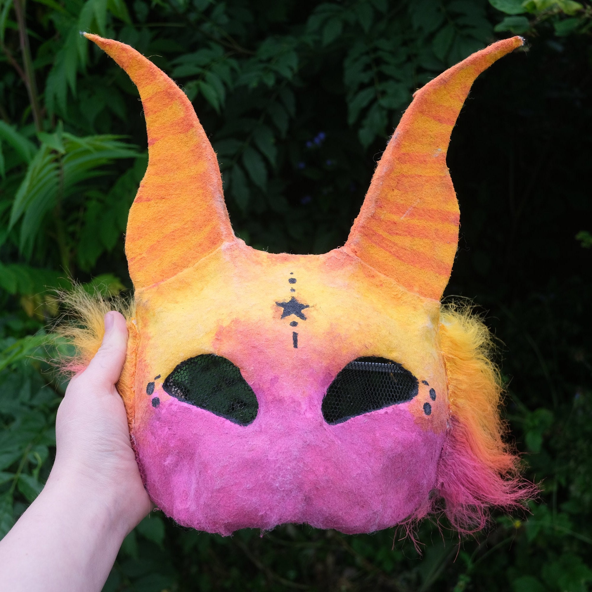 Rosy Maple Moth Therian/cosplay Mask - Etsy UK