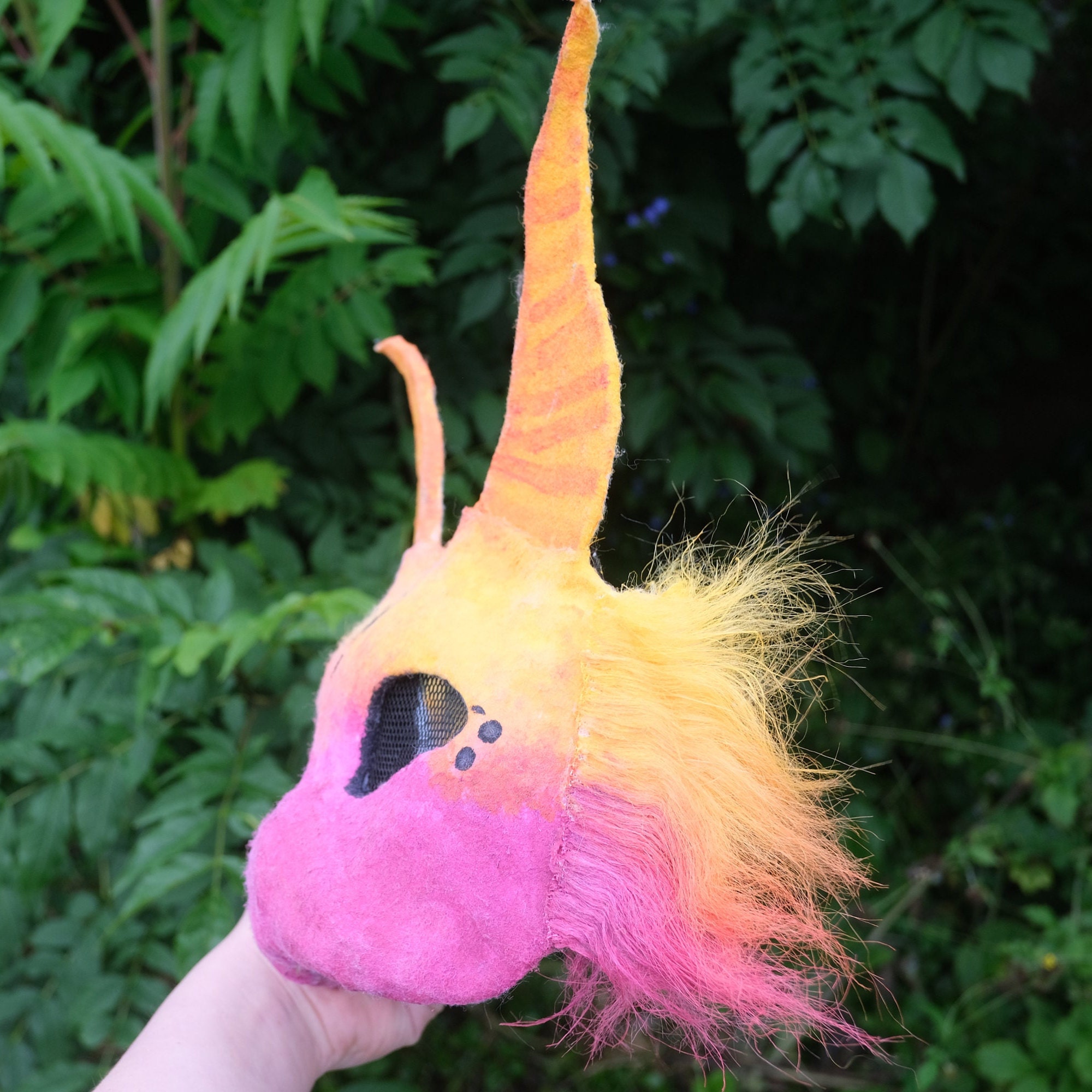 Rosy Maple Moth Therian/cosplay Mask - Etsy UK