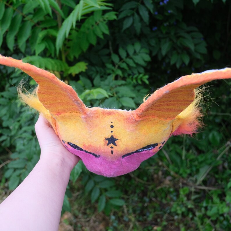 Rosy Maple Moth Therian/cosplay Mask - Etsy UK
