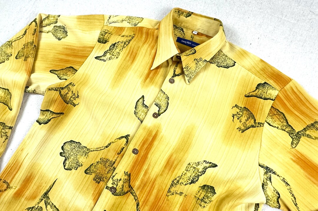 Vintage George Roth of California Shirt Designer Button up Shirt - Etsy