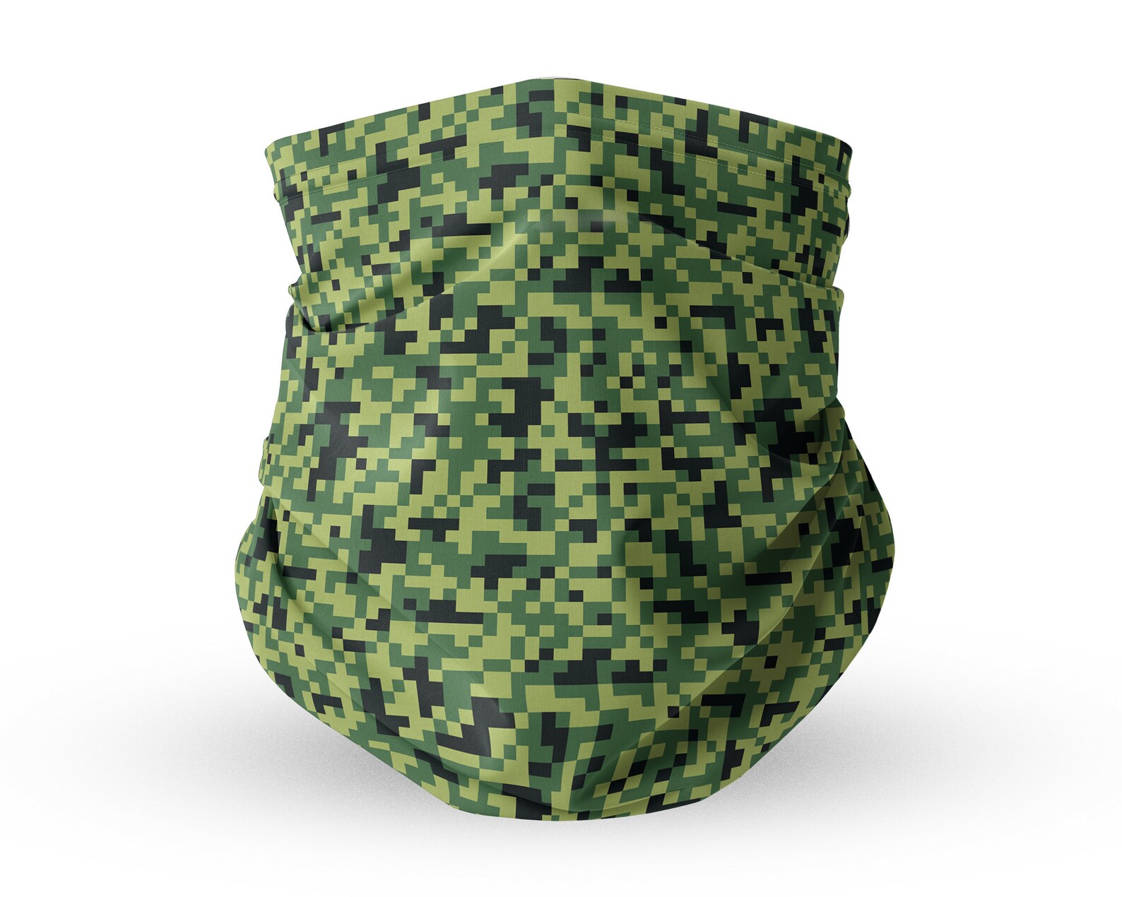 Military Neck Gaiter for Men With Filter Pocket, Camo Fabric Face Cover ...